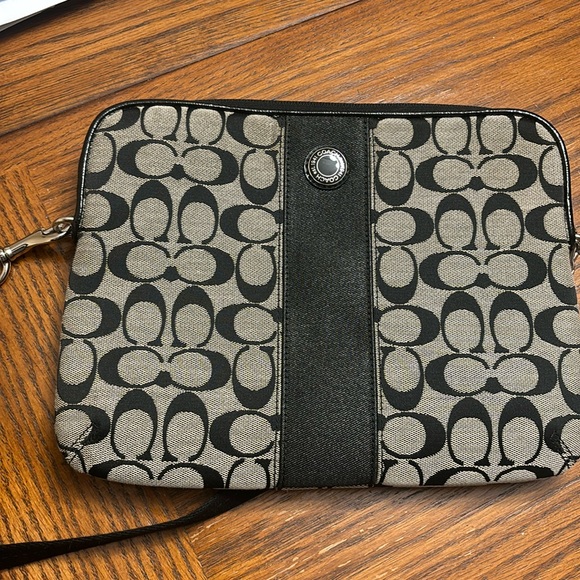 Coach | Bags | Coach Signature Ipadtablet Cover Pad | Poshmark